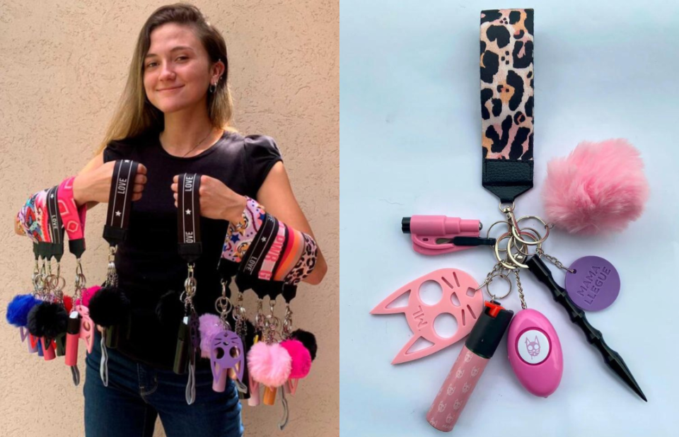 La emprendedora que diseñó un llavero de defensa personal para mujeres